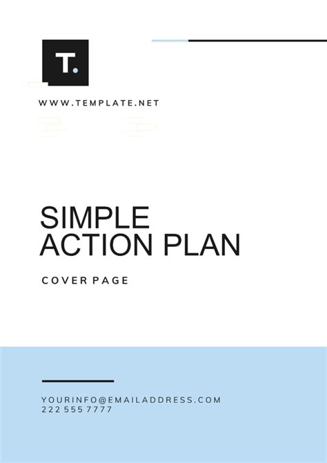 Simple Action Plan Template Edit Online Download Example Template Net