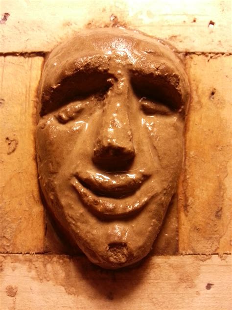 Clay Model For Scanning And Reproduction On A Cnc Machine Portrait