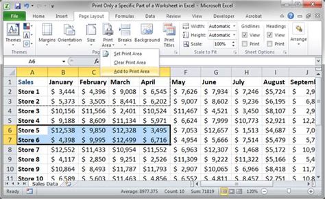 Print Only Specific Parts Of A Worksheet In Excel TeachExcel Com