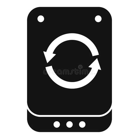 computer backup icon vector flat stock vector illustration of backup