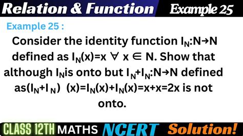 Example 25 Chapter1 Relation And Function Class 12 Math Example 25