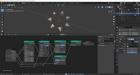 radial array evolved into everything nodes discussion blender and cg