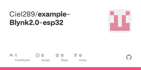 GitHub Ciel Example Blynk Esp