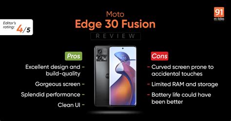 Motorola Edge 30 Fusion Review A Stylish All Rounder 91mobiles Com