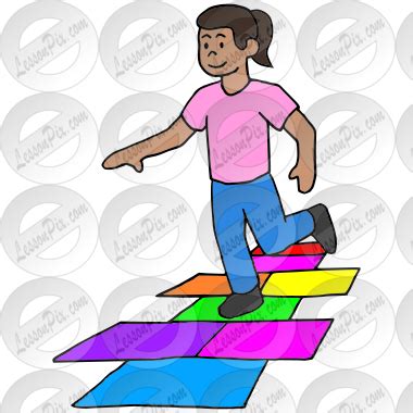 Hopscotch Picture For Classroom Therapy Use Great Hopscotch Clipart