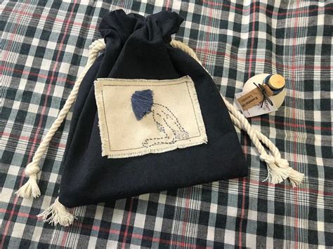 자수 파우치 핸드메이드