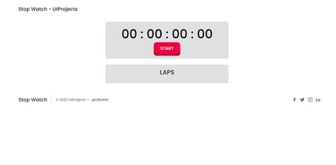 Github Frontend Mini Projectsstop Watch This Is A Stop Watch Having Start Pause Resume