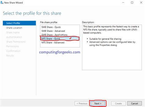 How To Configure Nfs Server On Windows Server Computingforgeeks
