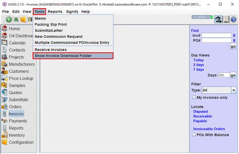 downloading signify invoice status ingen software