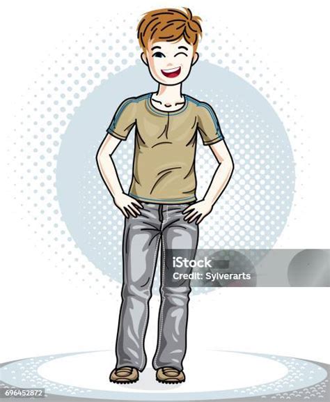 귀여운 작은 소년 아동 서 입고 세련 된 캐주얼 의류 벡터 인간 그림입니다 어린 시절 라이프 스타일의 만화 귀여운에 대한 스톡 벡터 아트 및 기타 이미지 Istock