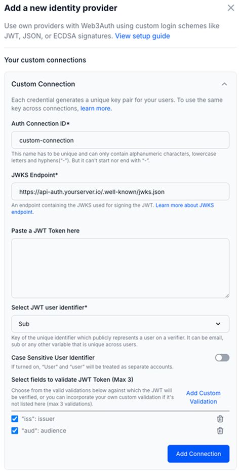 Custom Jwt Login With Web3auth Documentation Web3auth