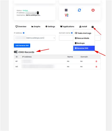 How To Set Ptrrdns Solidvps Knowledgebase How Can We Help