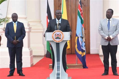 President Ruto Bows To The Demands Of Kenyans Dismisses All Cabinet
