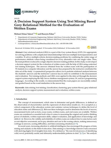 A Decision Support System Using Text Mining Based Pdf Data Analysis
