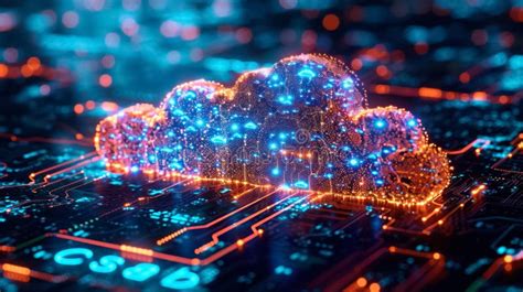 Cloud Computing Cost Efficiency Stock Illustration Illustration Of