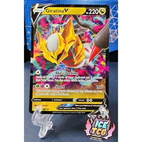 Giratina V 130196 Ultra Rare Lor Shopee Philippines