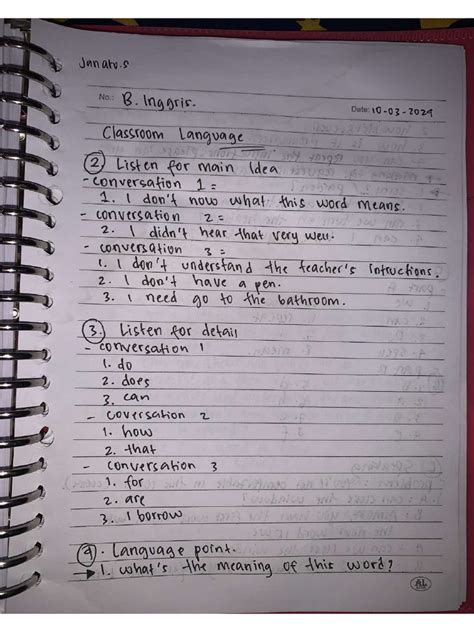 Classroom Language Exercises Pdf