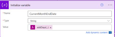 how to get last day of current month in power automate crmonce