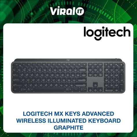 Logitech Mx Keys Advanced Wireless Illuminated Keyboard Shopee Malaysia