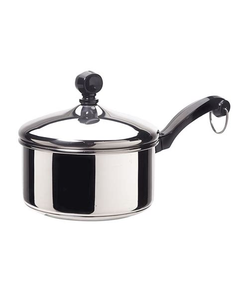 Farberware Classic Series Stainless Steel 1 Qt Saucepan And Lid Macys