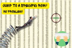 How To Jump To A Row In Excel Shortcuts Tips And Tricks Sheet Skunk