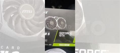 Видеокарта gtx 1660s 6gb msi купить в Новосибирске | Электроника | Авито
