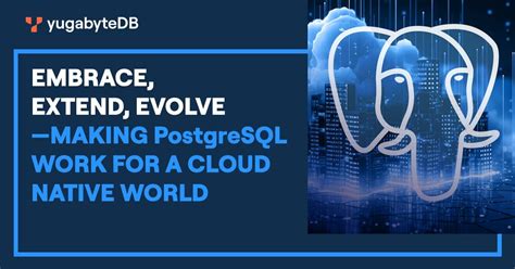 yugabyte on linkedin evolve postgresql for today s cloud native world