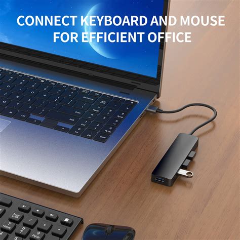 Naierhg Usb Hub With Usb Ports High Speed Usb Hub For Fast File Transmission Usb Hub