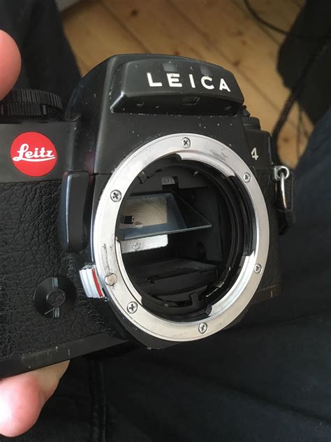Help Leica R4 Mirror Is Stuck Half Way Shutter Started Sticking Every