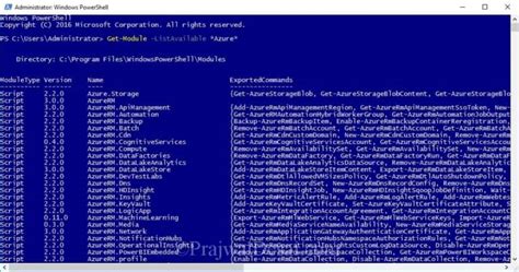Install Azure Powershell Module In Windows 10