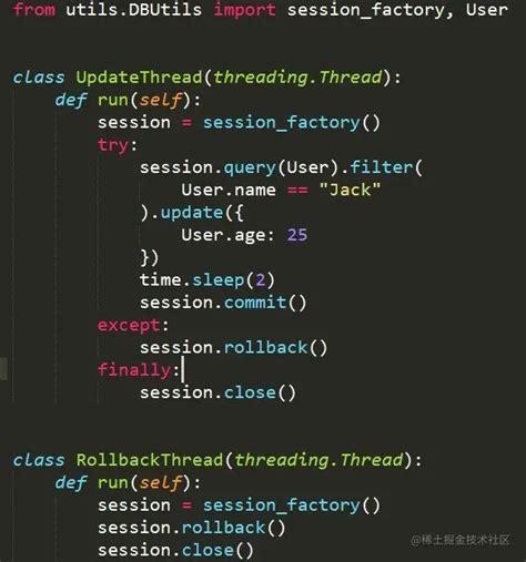 Sqlalchemy Session机制研究sqlalchemy是python中经常使用的一种对象关系映射模型obje 掘金