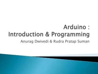 PPT An Introduction To Arduino PowerPoint Presentation Free Download ID