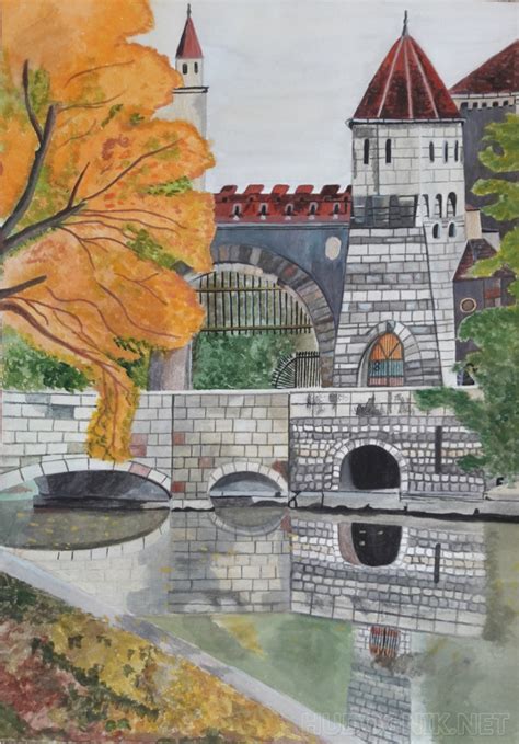 Картина Замок Размеры 30x40 Год 2019 Цена 4000 рублей Художник Ирина Лукина