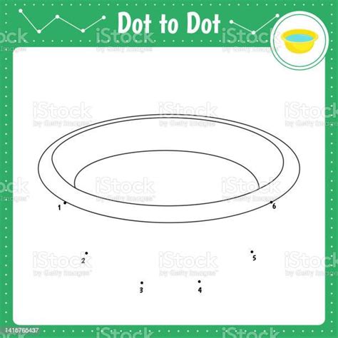 점을 연결합니다 대야 점 교육 게임에 점 취학 전 아동을위한 색칠 공부 책 활동 워크 시트 벡터 일러스트레이션 0명에 대한 스톡 벡터 아트 및 기타 이미지 Istock