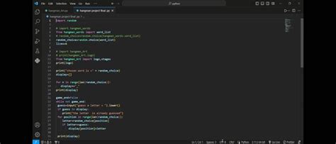 Completed Hangman Game In Python Task By Nexawiz Vinita Patidar