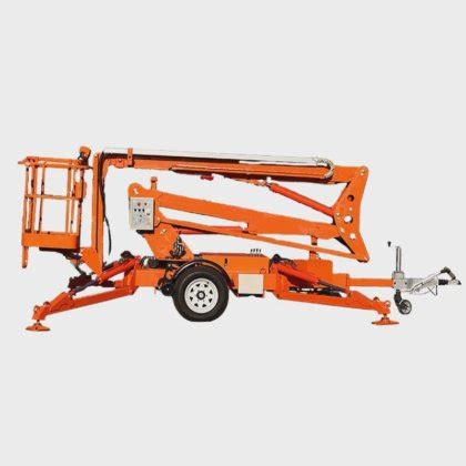 Mini Small 10 20m Aerial Work Platform Trailer Telescopic Articulated