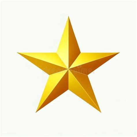 Golden Five Pointed Star Stock Illustration Illustration Of Figure 312412635