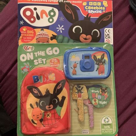 ISSUE 193 CBEEBIES Special Magazine Bing On The Go Set Toys New 5 92