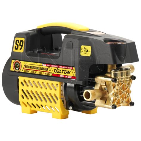 Delton เครื่องฉีดน้ำแรงดันสูง 400 บาร์ 3800 วัตต์ รุ่นใหม่ มอเตอร์เหนี่ยวนำดูดน้ำได้ด้วยตัวเอง