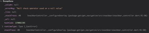 Flutter External Static Never Throw Object Error StackTrace