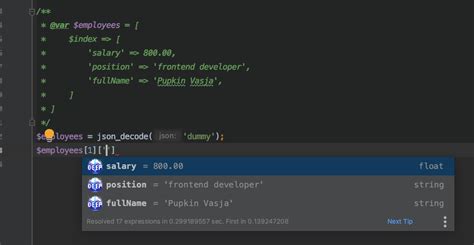 The Phpdoc Array Keys Format Supported By The Plugin · Issue 63