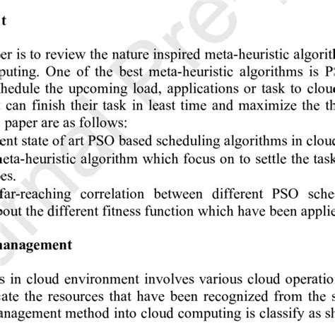 Task Allocating In Cloud Computing Masdari Et Al 2016 Download