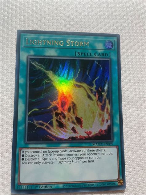 Yu Gi Oh Lightning Storm Mama En089 Neu Gemäss Beschreibung In Martigny Für Chf 6 Mit