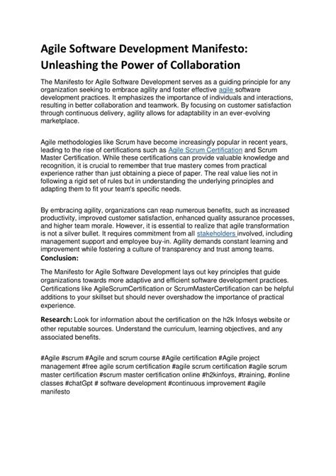 PPT Agile Software Development Manifesto PowerPoint Presentation Free Download ID 12453743