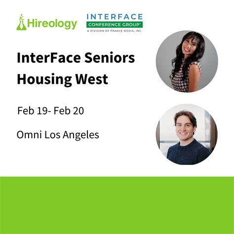 Heading To Interface Seniors Housing West Dont Miss The Opportunity To… Hireology