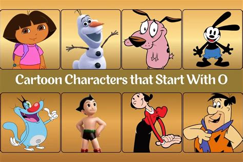 Cartoon Characters That Start With O Updated List