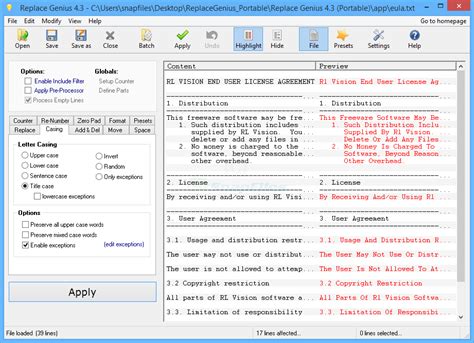 Replace Genius Screenshot And Download At