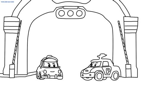 Coloriage Robocar Poli Coloriages Pour Enfants Imprimer
