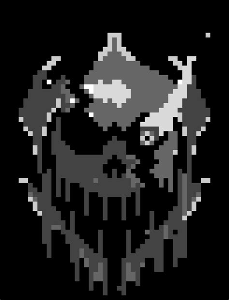 Hatevale Gaster Blaster Beam  Pixel Art