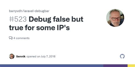Debug False But True For Some Ips · Issue 523 · Barryvdhlaravel